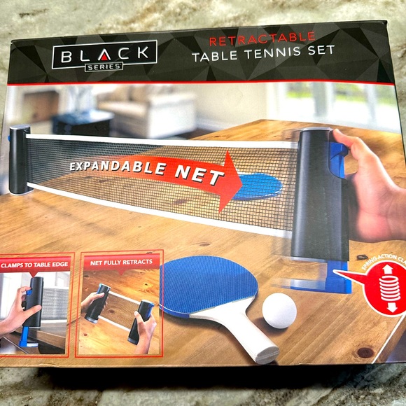 Toys | Retractable Table Tennis Set With Three Ping Pong Balls Complete ...